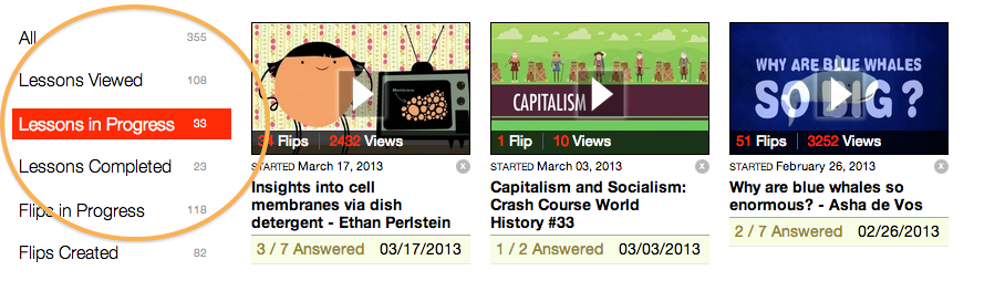 How to track learning progress using TED-Ed