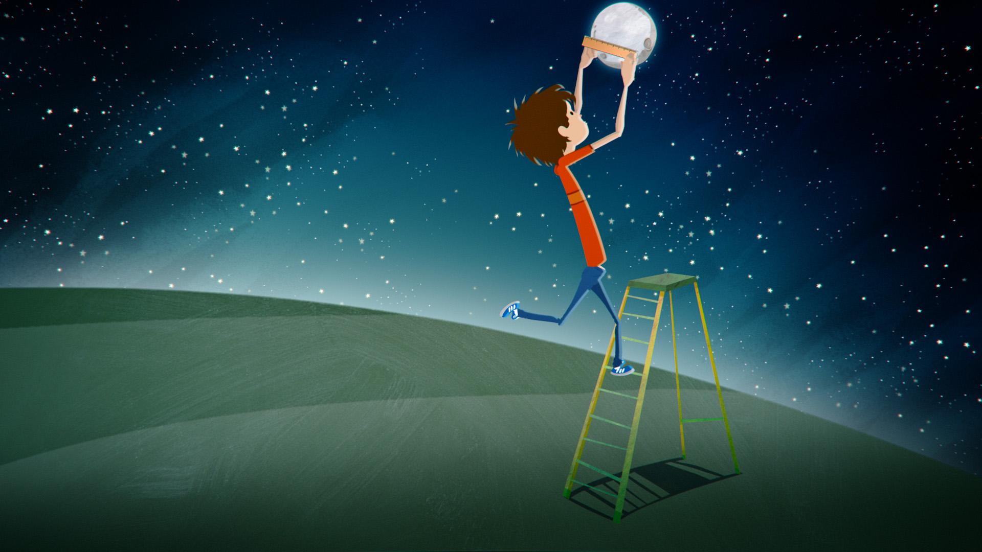 The full moon illusion