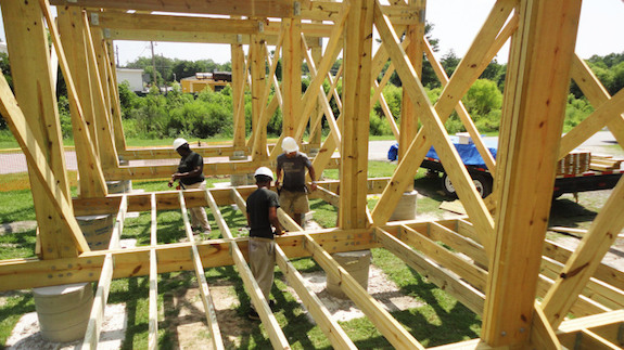 These kids build tiny houses, chicken coops — and life skills